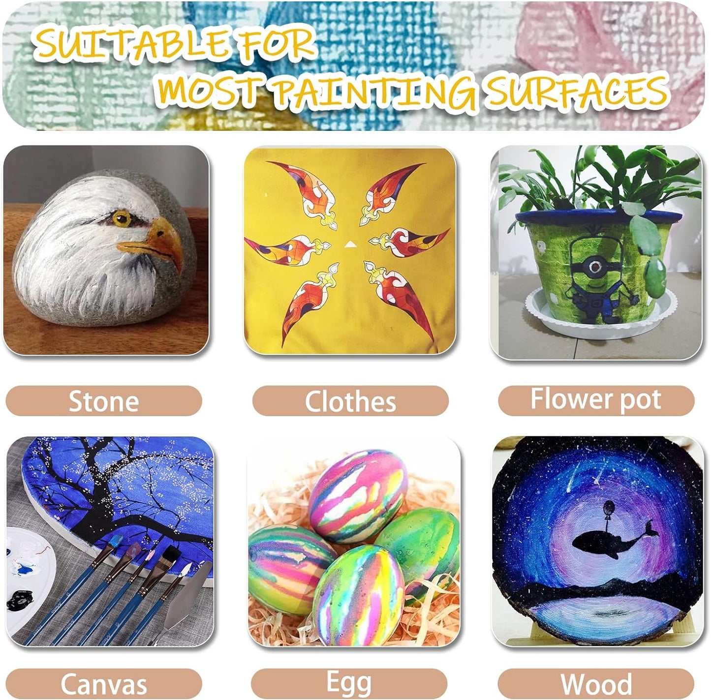 Artecho Acrylic Metallic Paint Pearl White - 500ml – Lifespace