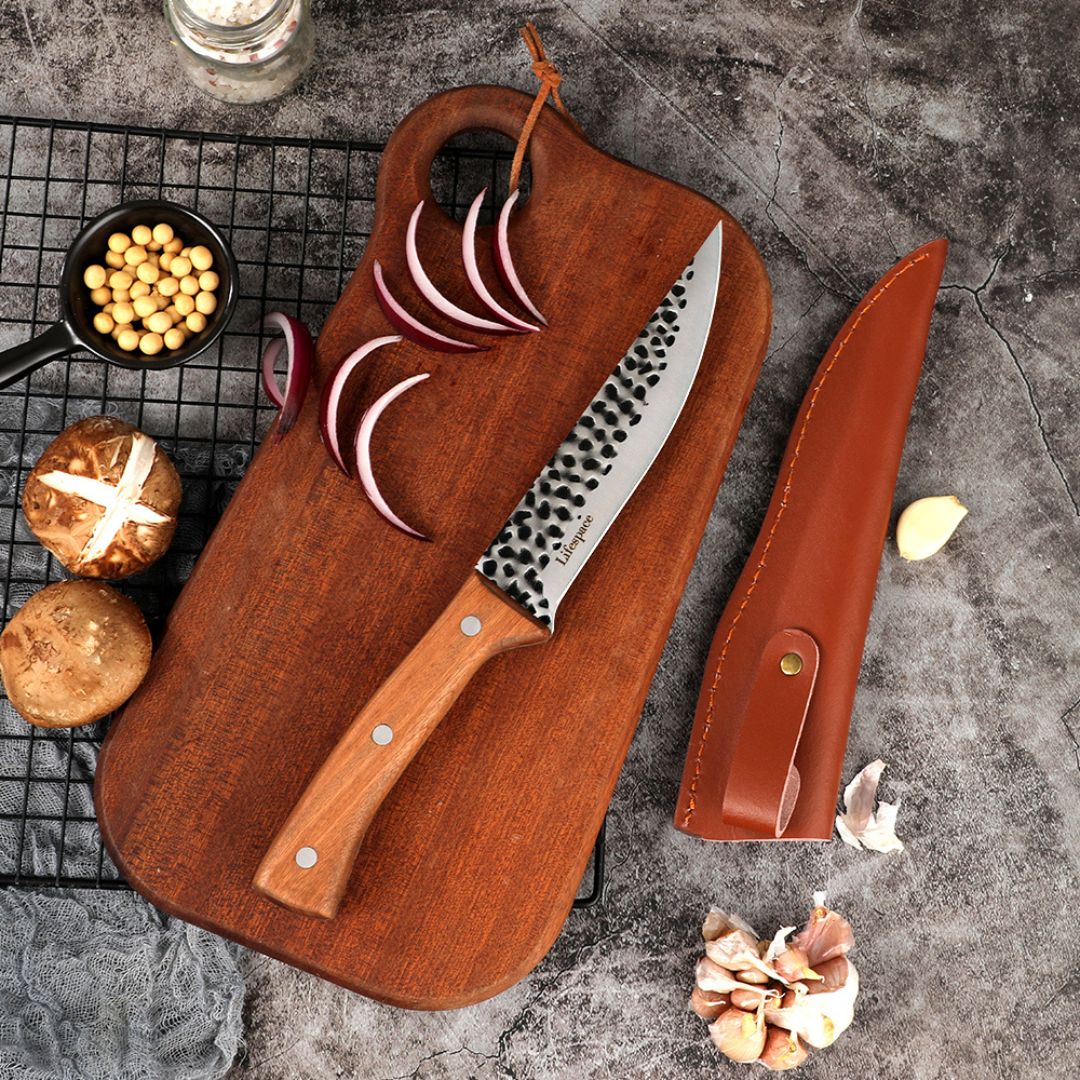 Lifespace Japanese 6.2" Trimming Boning Utility Knife with a Rosewood