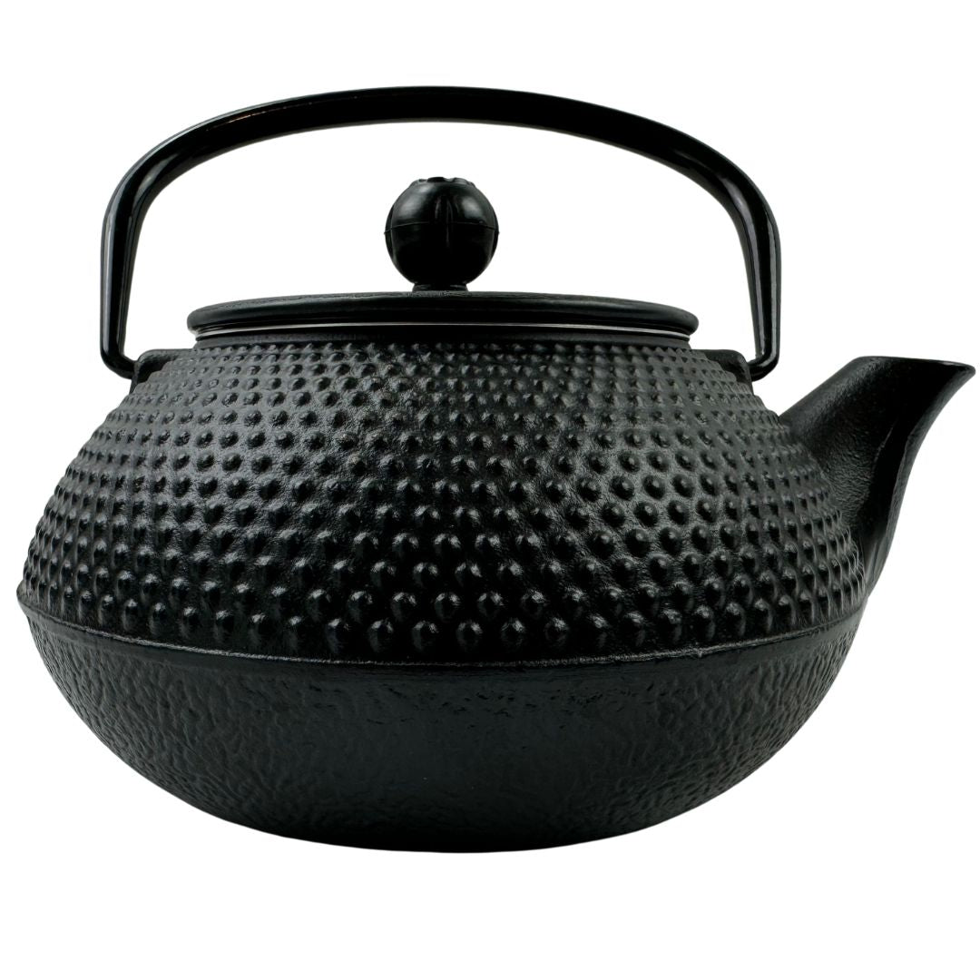 Lifespace Luxury Black Cast Iron 600ml Tea Infuser Teapot
