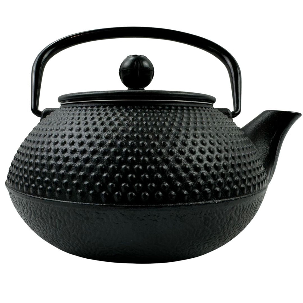 Lifespace Luxury Black Cast Iron 600ml Tea Infuser Teapot