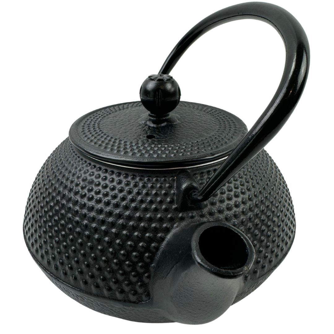 Lifespace Luxury Black Cast Iron 600ml Tea Infuser Teapot