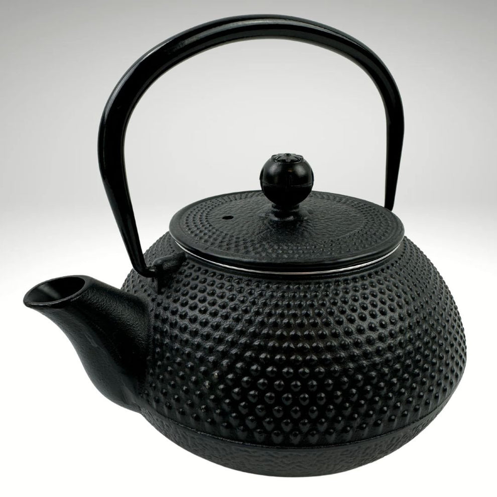 Lifespace Luxury Black Cast Iron 600ml Tea Infuser Teapot