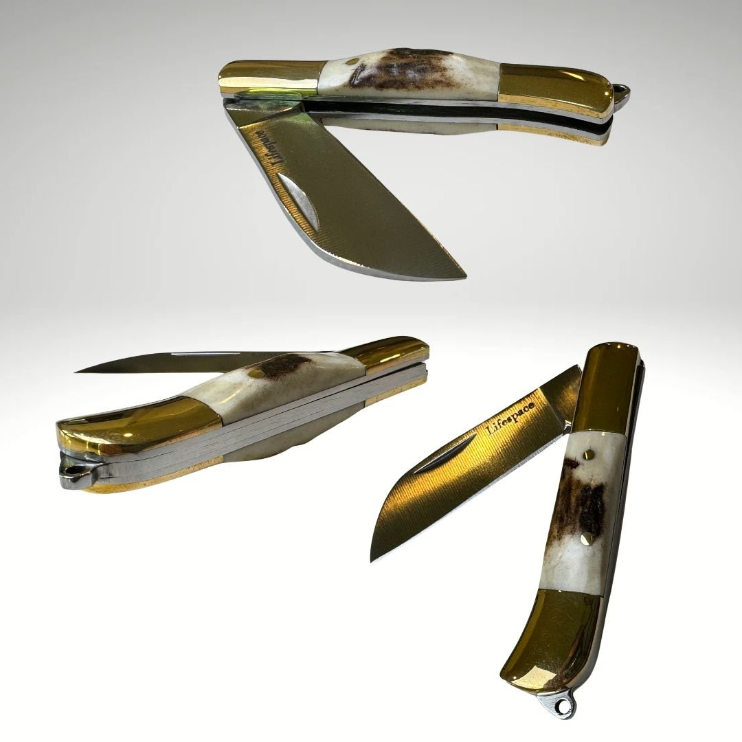 Lifespace Premium 'Hawkbill' Biltong Utility Knife with SS Blade & Ant