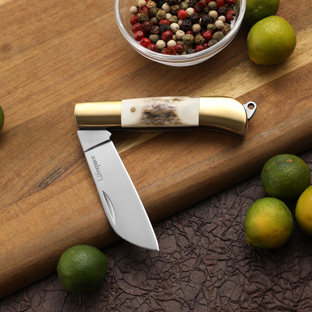 Lifespace Premium 'Hawkbill' Biltong Utility Knife with SS Blade & Ant