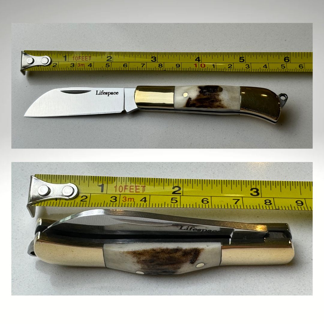 Lifespace Premium 'Hawkbill' Biltong Utility Knife with SS Blade & Ant