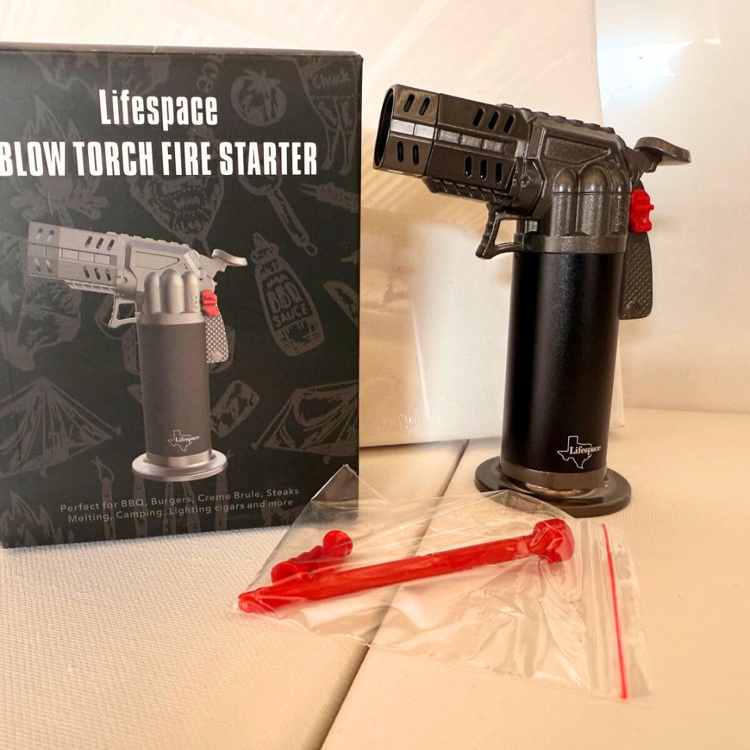 Lifespace Windproof Blow Torch / Creme Brulee Burner / Fire Starter ...