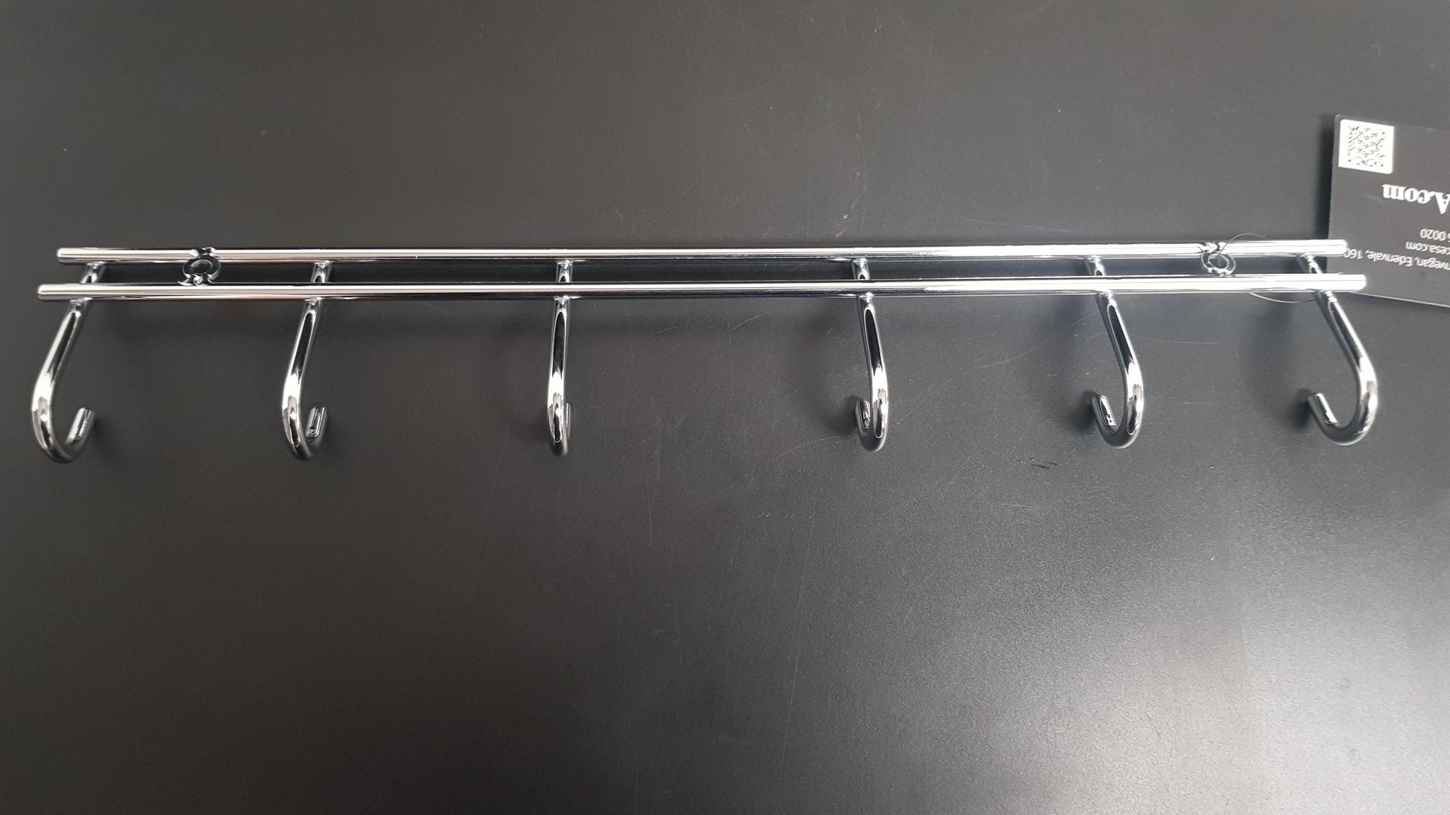 Lifespace Braai Utility Rack - 6 Hooks - Chrome Plated Mild Steel ...