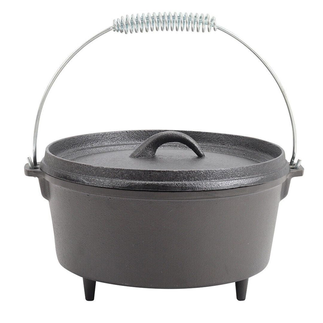 Lifespace Cast Iron Dutch Oven Bread Pot 24,5cm - Lifespace