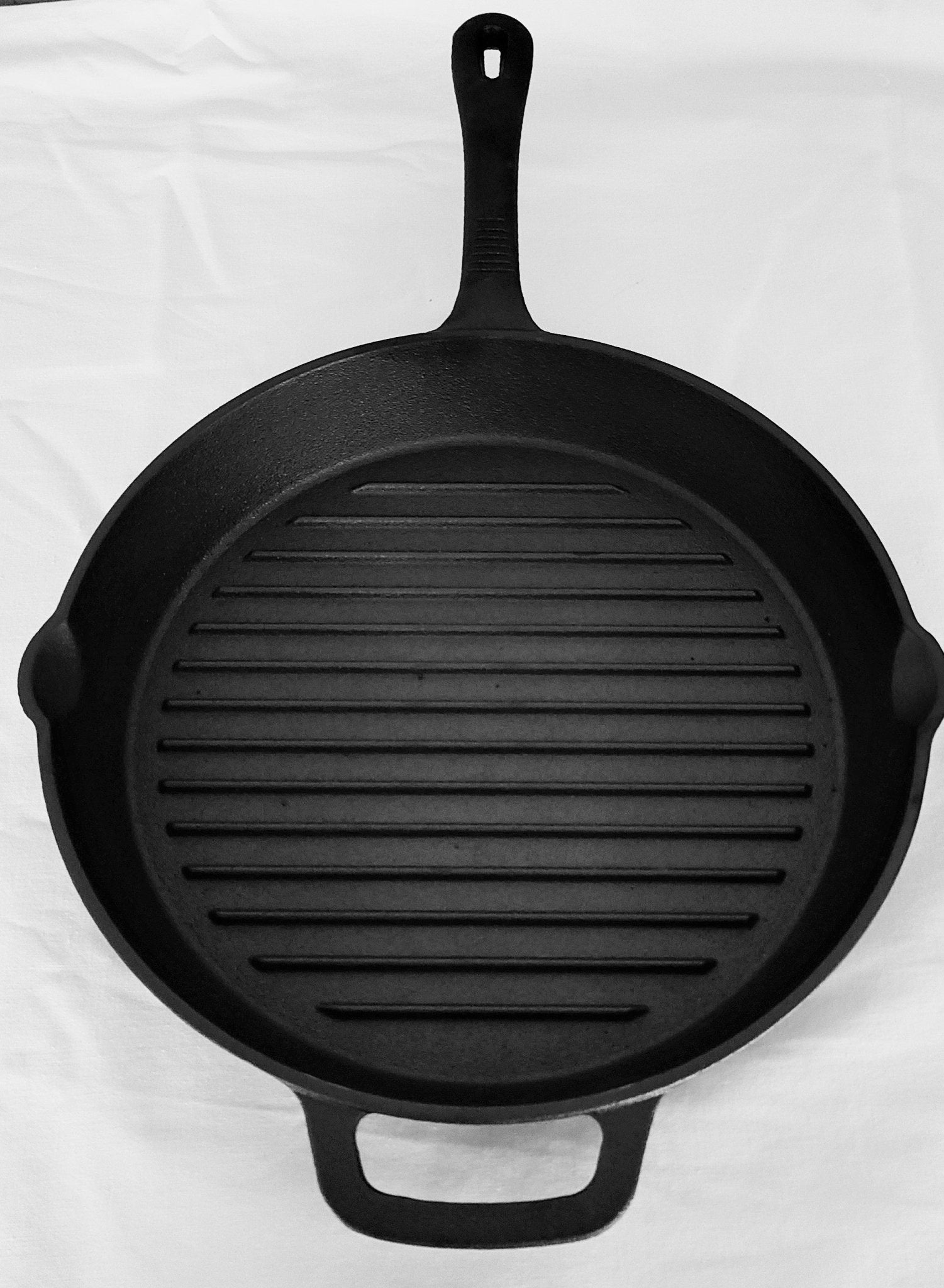 Lifespace Cast Iron Round Griddle Pan 28cm - Lifespace
