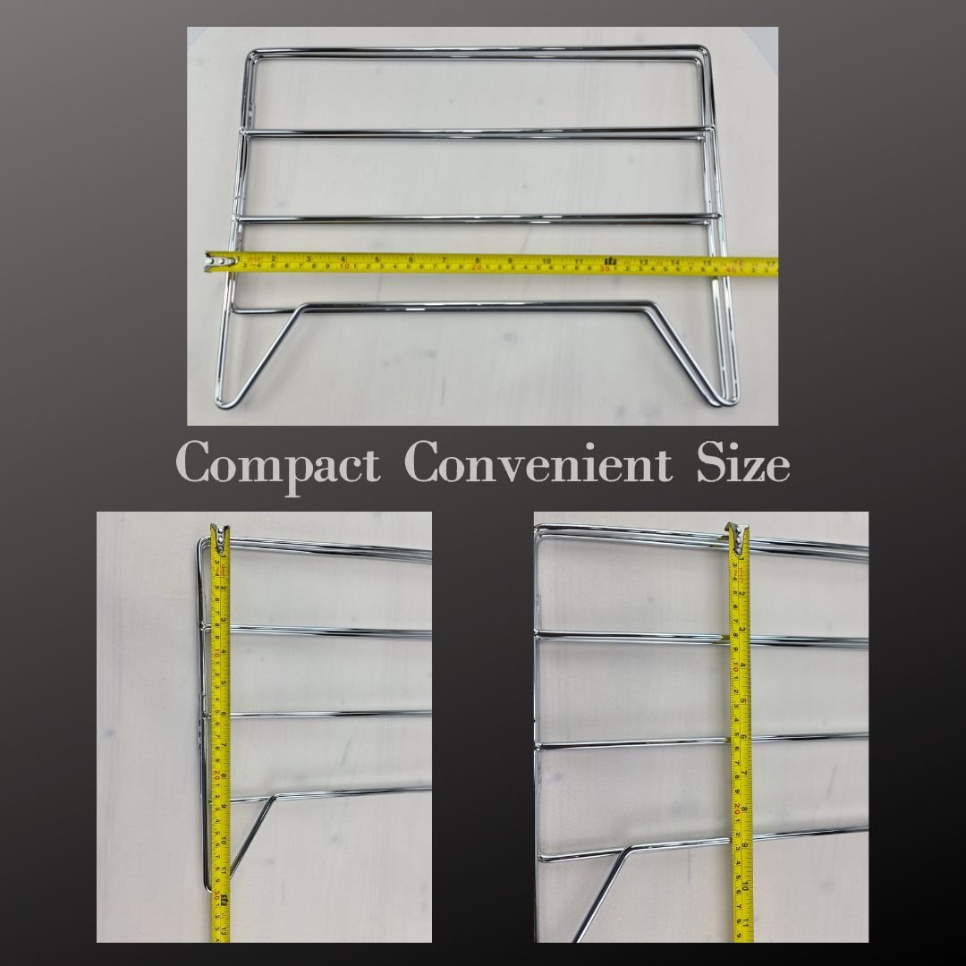 Lifespace Folding Multi Level Grid Stand - Chrome