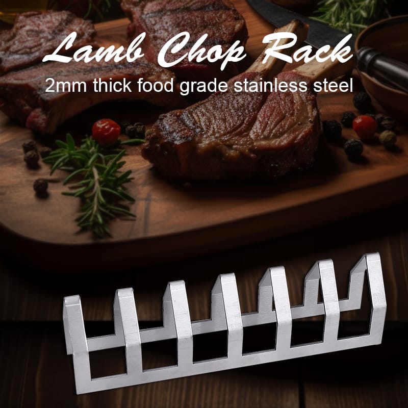 Lifespace Premium Stainless Steel Tjop / Chop Rack - 6 Slot (2 pack)