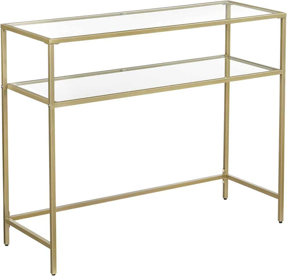 Lifespace Quality Console Hall Table with Gold Frame - Lifespace