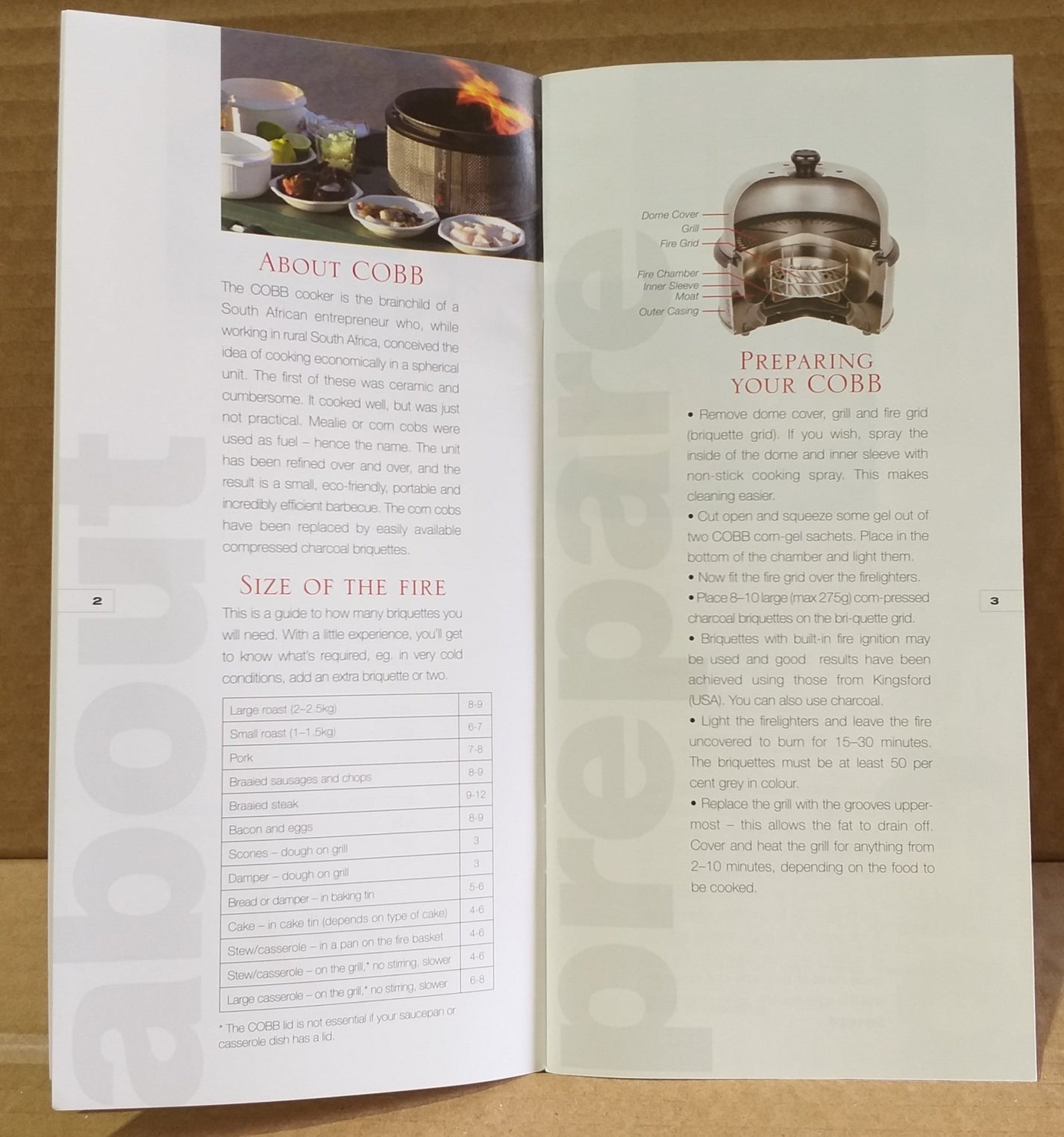 The Cobb Getaway Guide to Cooking Book & Recipes - Lifespace