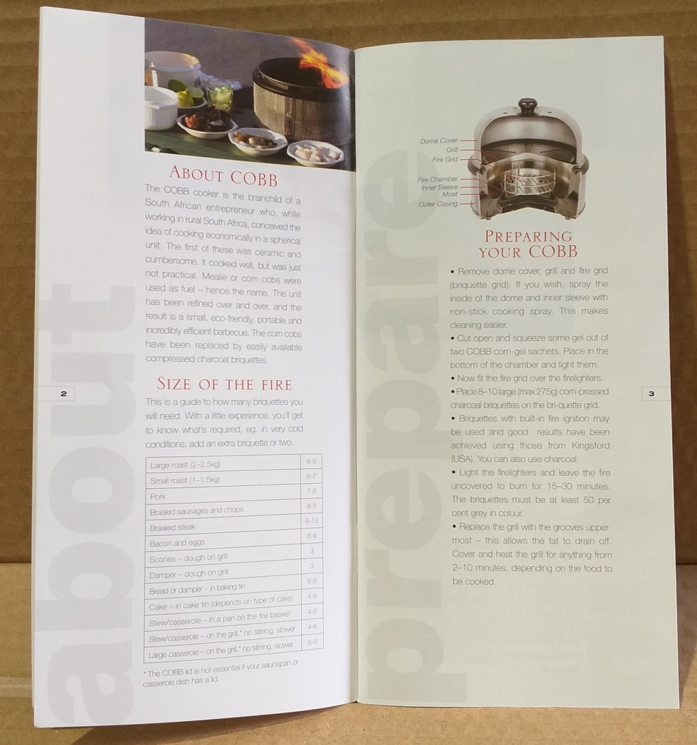 The Cobb Getaway Guide to Cooking Book & Recipes - Lifespace